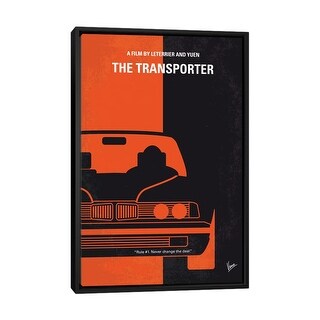iCanvas "The Transporter Minimal Movie Poster" by Chungkong Framed Canvas Print - Bed Bath ...